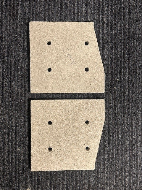 Insulating Baffle Bricks Only (2pcs) - Compact MK2 – Clock Woodburners ...