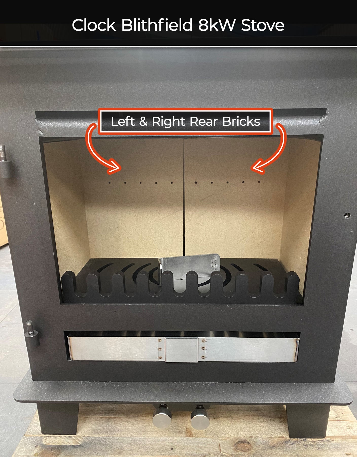 Clock Blithfield 8kW Stove – Clock Woodburners Spares & Accessories