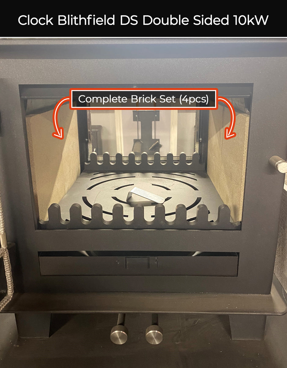 Full Brick & Baffle Set (6pcs: 2 baffles, 2 left bricks, 2 right brick ...